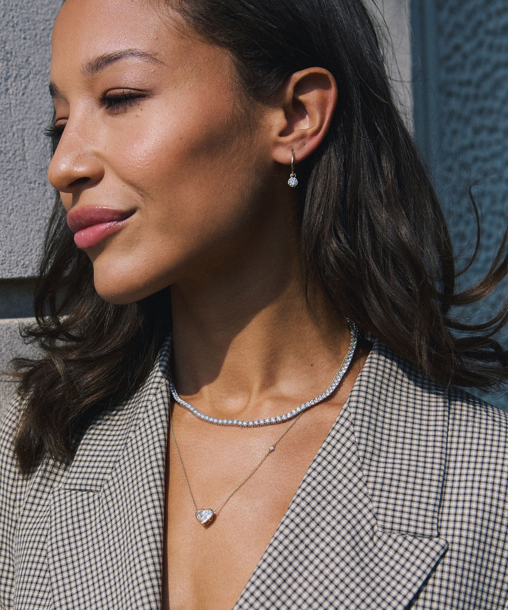 Buy Imitation Diamond Pendant Necklace | Zodiac & Single Pendant Set