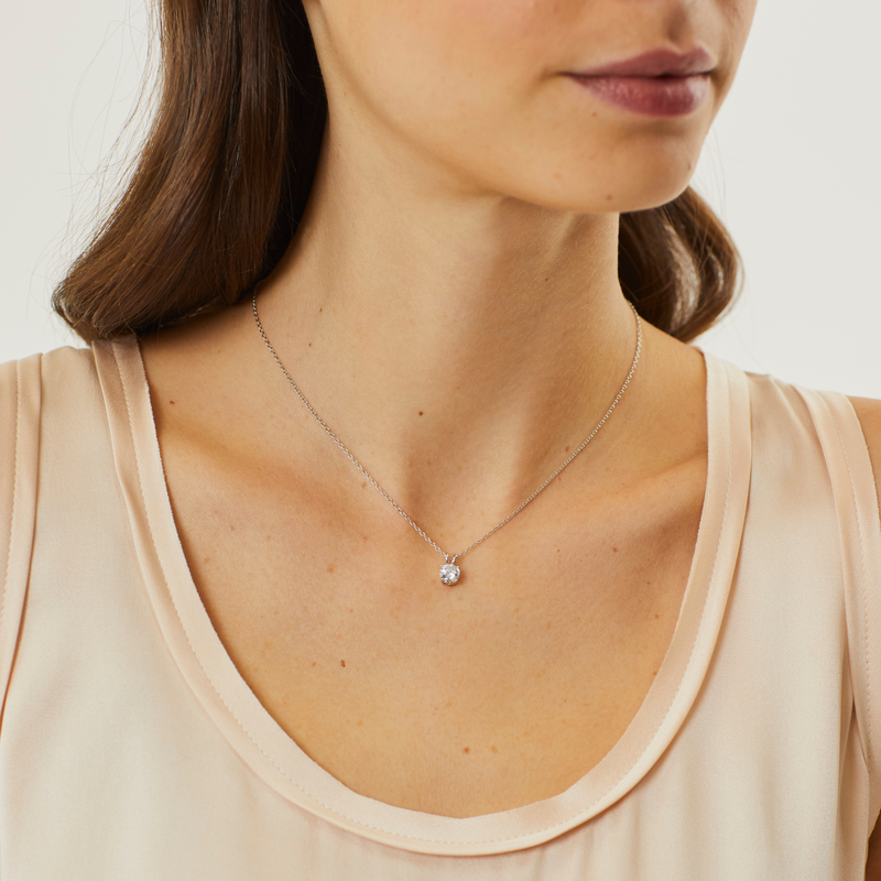 Buy Imitation Diamond Pendant Necklace | Zodiac & Single Pendant Set